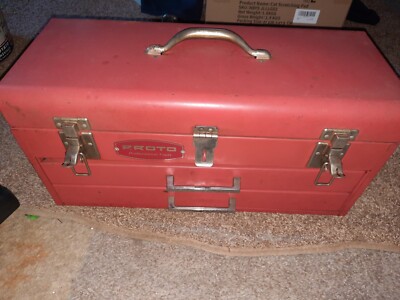 Red Metal Proto 2 Drawer Professional Toolbox 20x8x10in | eBay