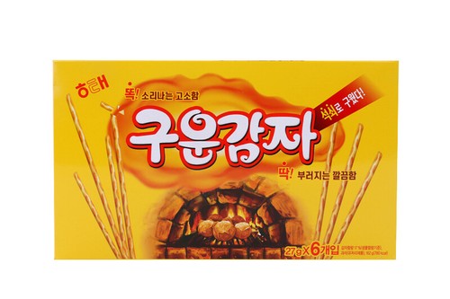 Korean Snack HAITAI GOOUN GAMJA 162g Crispy Steady Selling Baked Potato ...