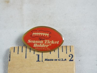 FOOTBALL OFFICIAL SEASON TICKET HOLDER PIN | eBay