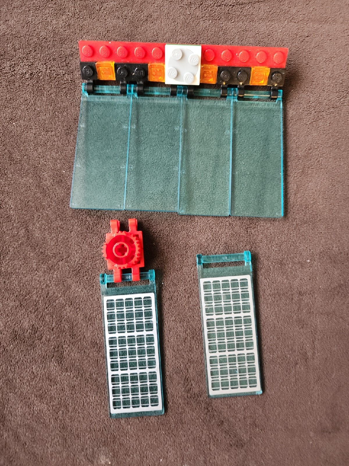 LEGO PARTS # 30292 / 7 X 3 FLAGS WITH BAR HANDLE / 6pcs. TRANS. COLORS ...