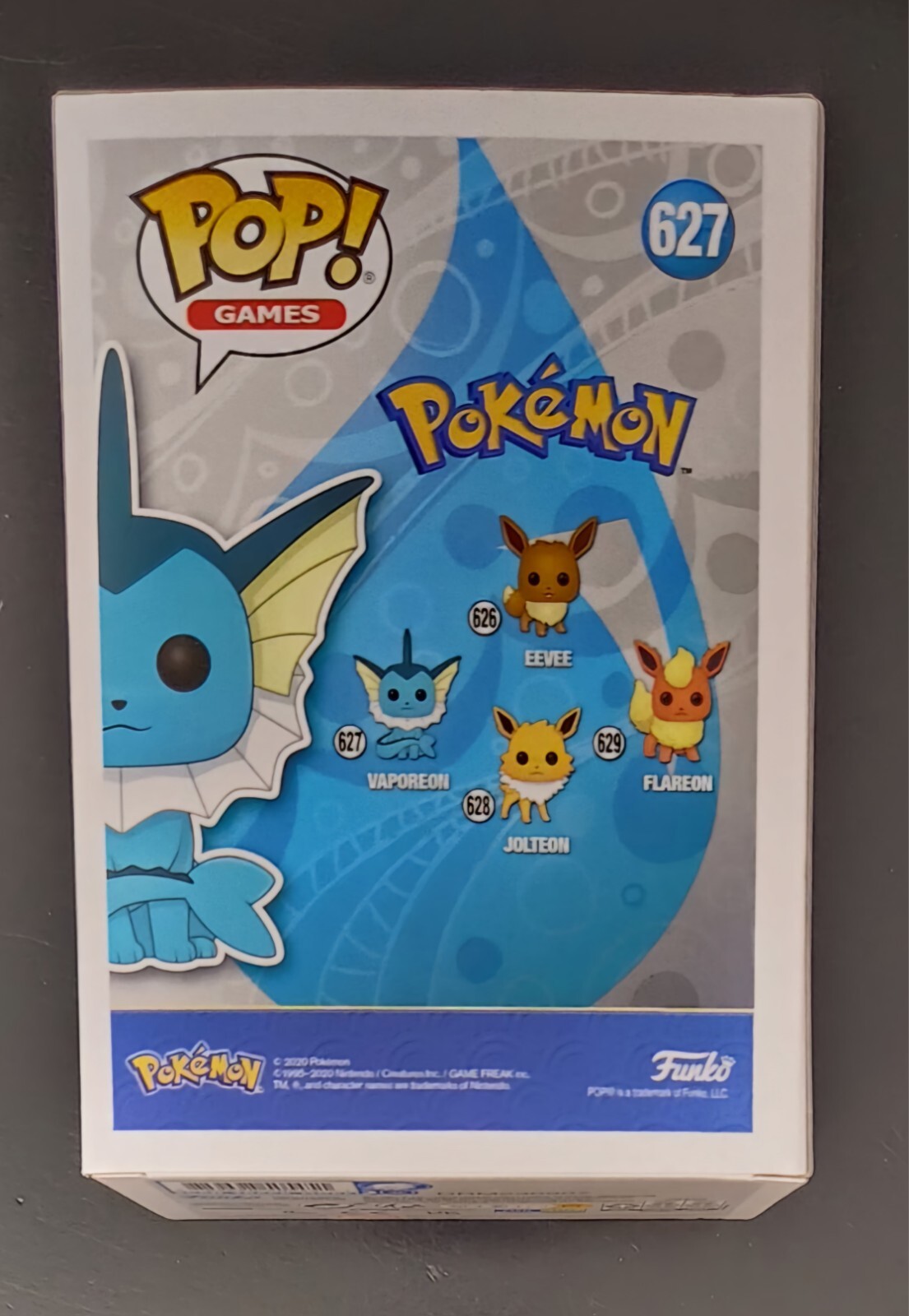 Funko Pop! Vinyl: Pokémon - Vaporeon #627 for sale online | eBay