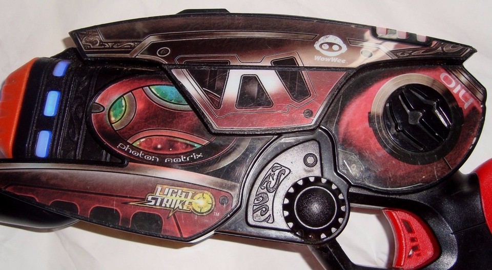 WowWee Light Strike Laser Tag Gun Pistol Photon Matrix 014 Series red ...