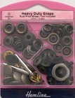 Hemline 15mm Heavy Duty Snap Fasteners Poppers Press Studs Starter Kit ...