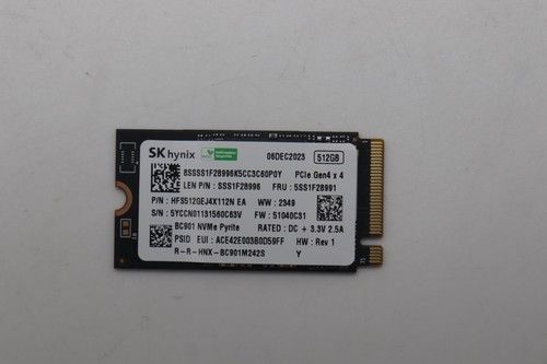 5SS1F28991 SKH M.2 512G 2242 PCIe G4V x4 | eBay