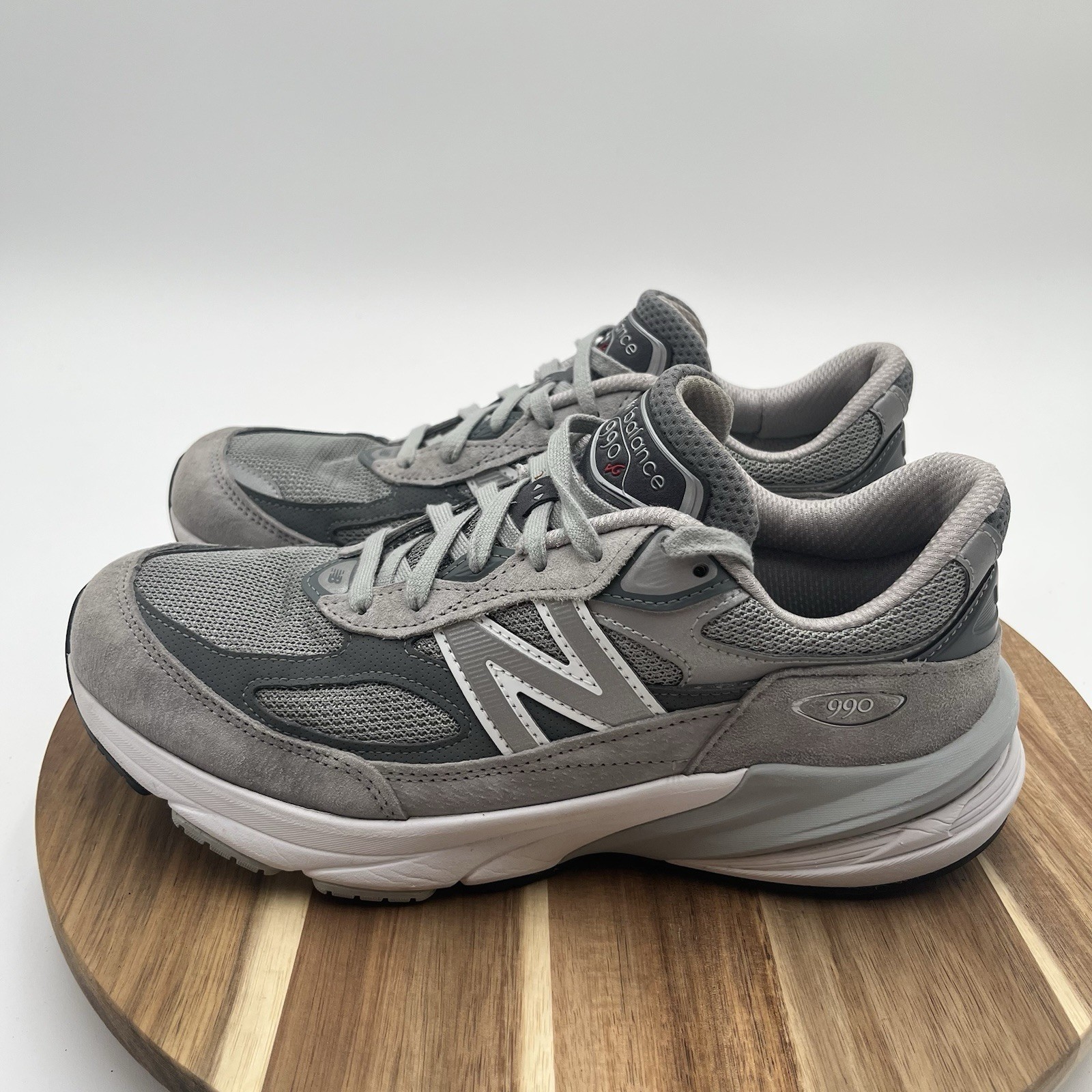 New Balance 990v6 Made In USA Castlerock Grey W990GL6 Womens Sneakers ...