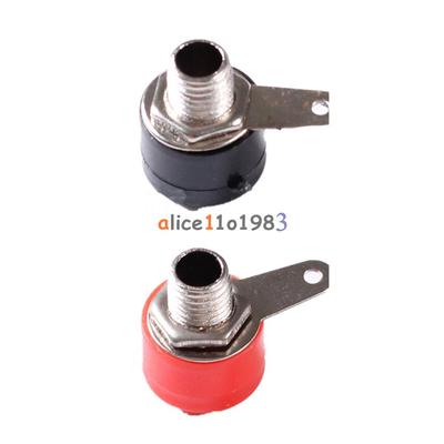 10PCS JS-910B Red Black 4mm Banana Jack Female Terminal Block for ...