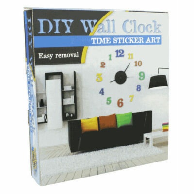 Heebie Jeebies Brand New DIY Wall Clock Time Sticker Art | eBay