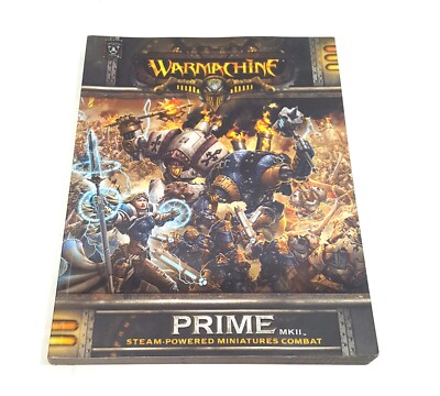 Warmachine Prime Primal Steam Powered Miniatures Combat Softcover ...