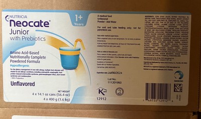 Neocate unflavored Jr powder | eBay