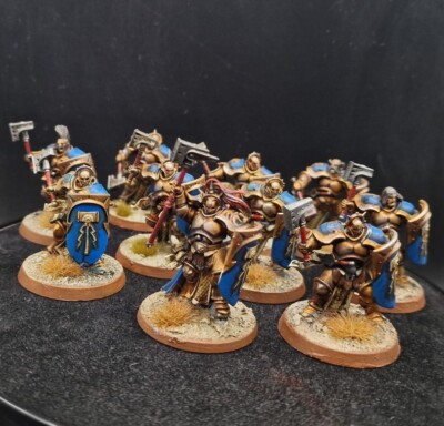 Pro painted warhammer AOS Stormcast Liberators ×10 L12 games workshop ...