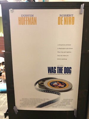 VINTAGE POSTER "Wag The Dog" Original One Sheet Dustin Hoffman Robert ...
