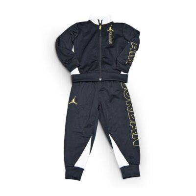 Boys Jordan 2 piece Set Tracksuit - 85C050 023 - Black | eBay UK