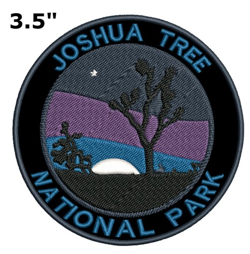 Joshua Tree National Park Patch Embroidered Iron-On Applique Nature ...