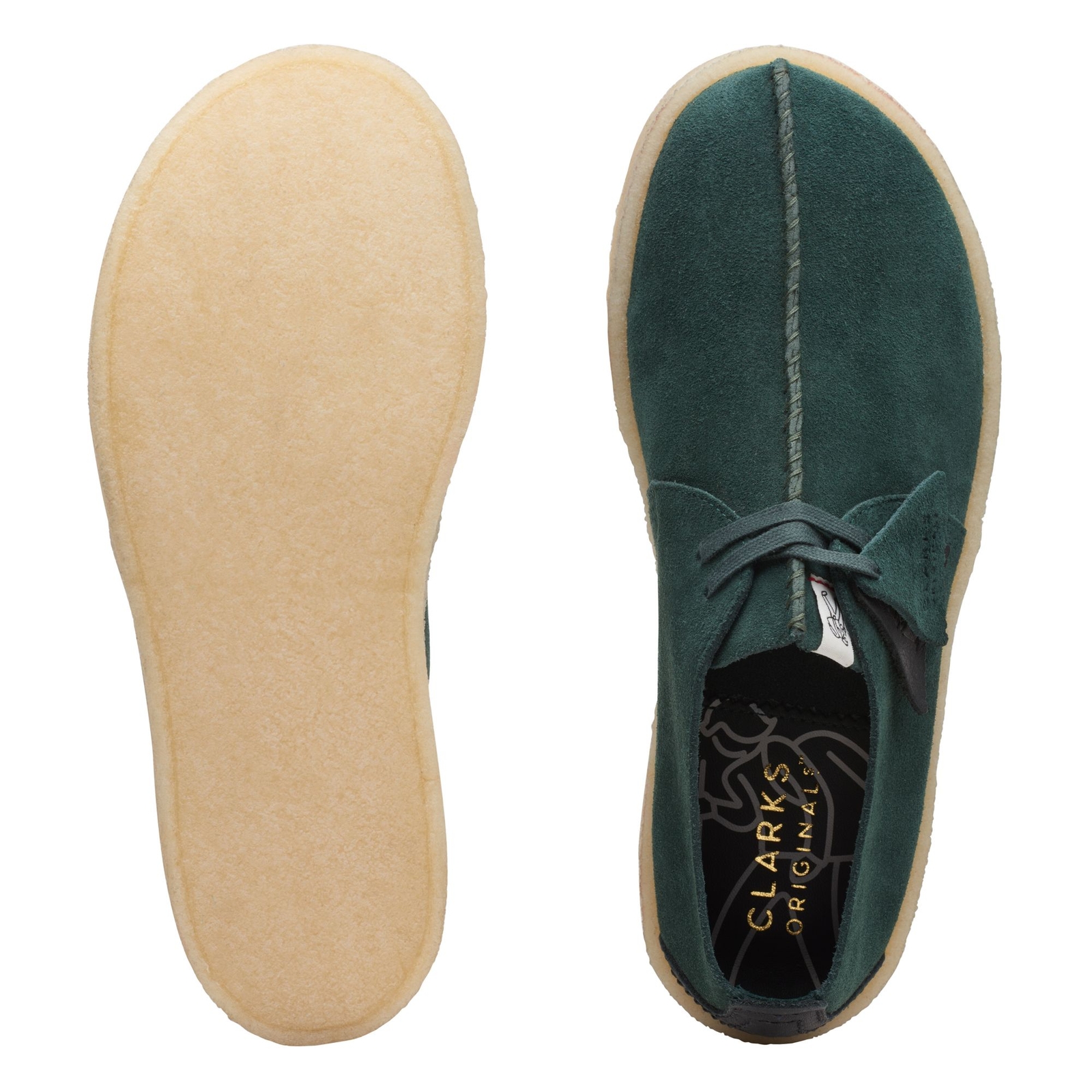 Clarks Mens Shoes Trek Cup Suede DARK GREEN 26168522 | eBay