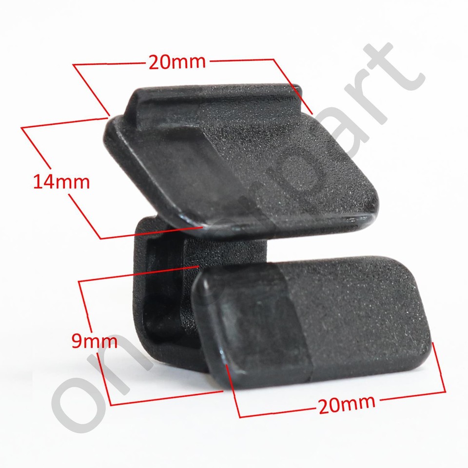 Bonnet Hood Insulation Liner Clips x10 For Fiat 500 500L Doblo Ducato ...