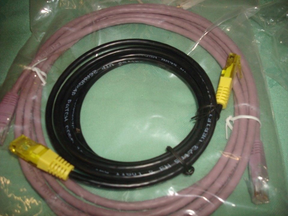 Job Lot Computer Cables Cat 5e,Scart,San Disk Trans Flash, Min- Jack ...
