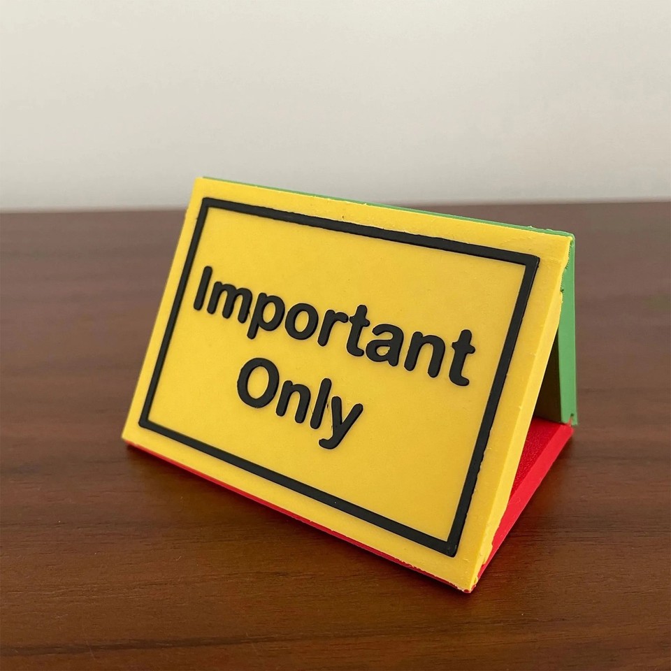 Do Not Disturb For Desk 3-Sided Do Not Disturb Desktop Indicator ...