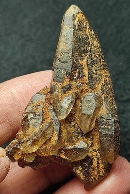 Smoky lustrous quartz double terminated crystal. | eBay