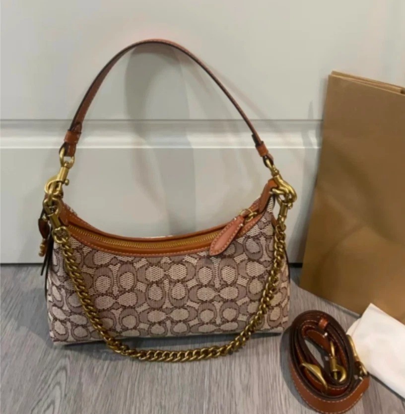 COACH Juliet Shoulder Bag 25 In Signature Textile Jacquard CY830 Outlet ...