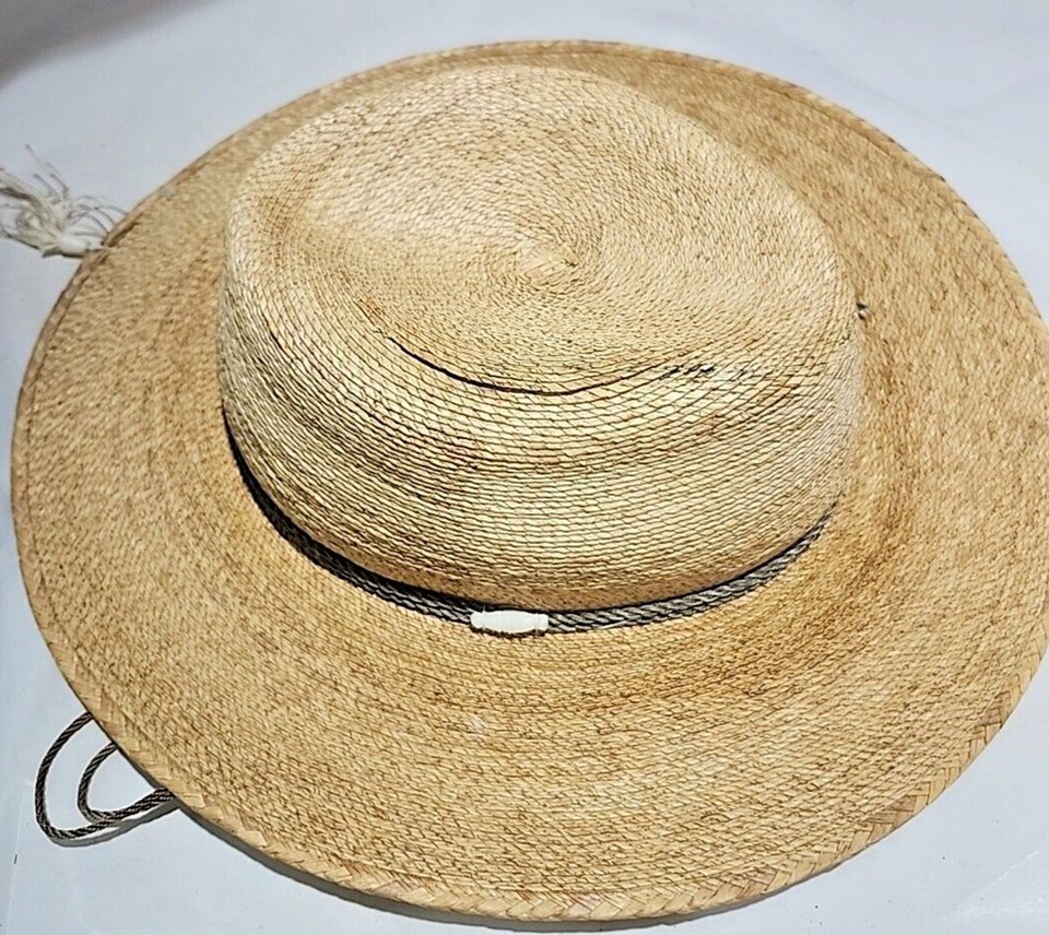 Legitimo Sahuayo Hat Gaucho Cowboy Vintage Straw Fedora Hand Made In ...