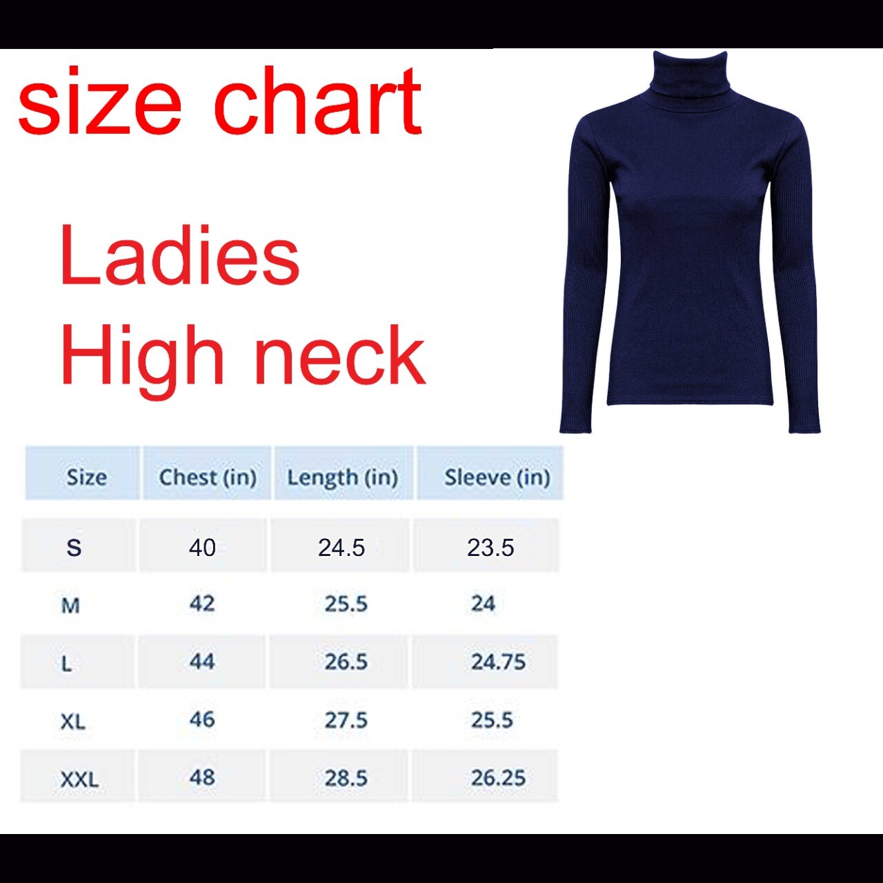 Women Ladies Long Sleeve Polo Neck Turtle Roll High Neck Jumper Top ...
