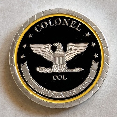 COLONEL ARMY MILITARY CHALLENGE COIN | eBay