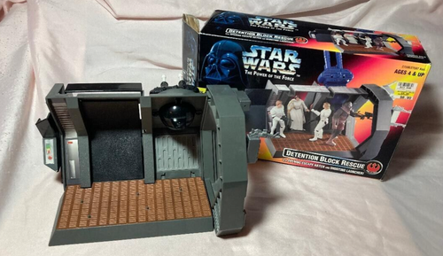 Detention Block Rescue Star Wars The Power Of The Force PlaySet Kenner ...