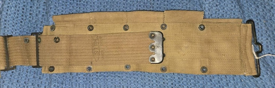 Mills WWI US Army M1910 10 Cartridge AMMO BELT 1916 Co A 1st Mp ...