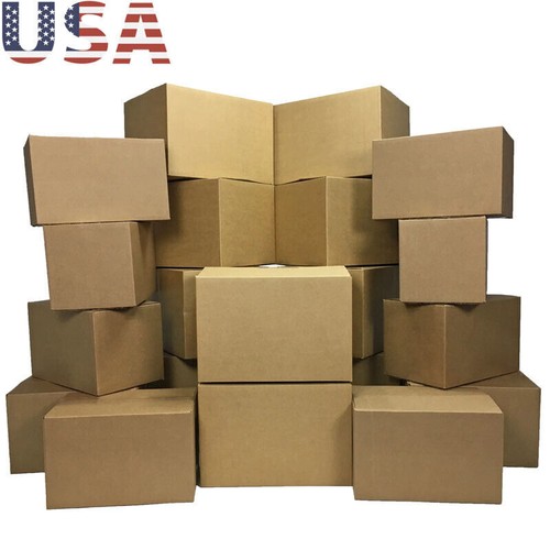 Combo Moving Boxes Kit Medium Single Walled & Small Corrugated Box Pantry Closet | eBay