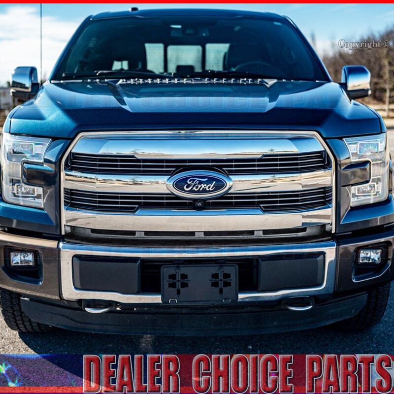 For 2015 16 2017 Ford F150 Front Chrome Grille Grill King Ranch Style w ...