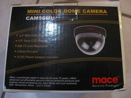 NEW Mace Mini Color Dome Camera 2.5" / 3.6 mm lens PN#- CAM50MH | eBay