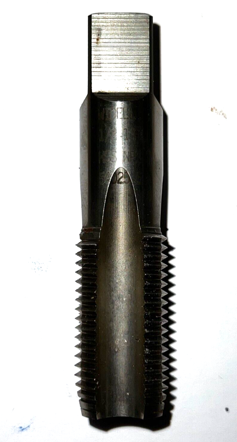 WIDELL BOTTOMING TAP 4 FLUTE 1/2"-14 LH HSS NPS 1-1/2" LOC 3-1/8" OAL ...