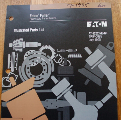 EATON FULLER TRANSMISSION AT-1202 Parts Manual book catalog list shop ...