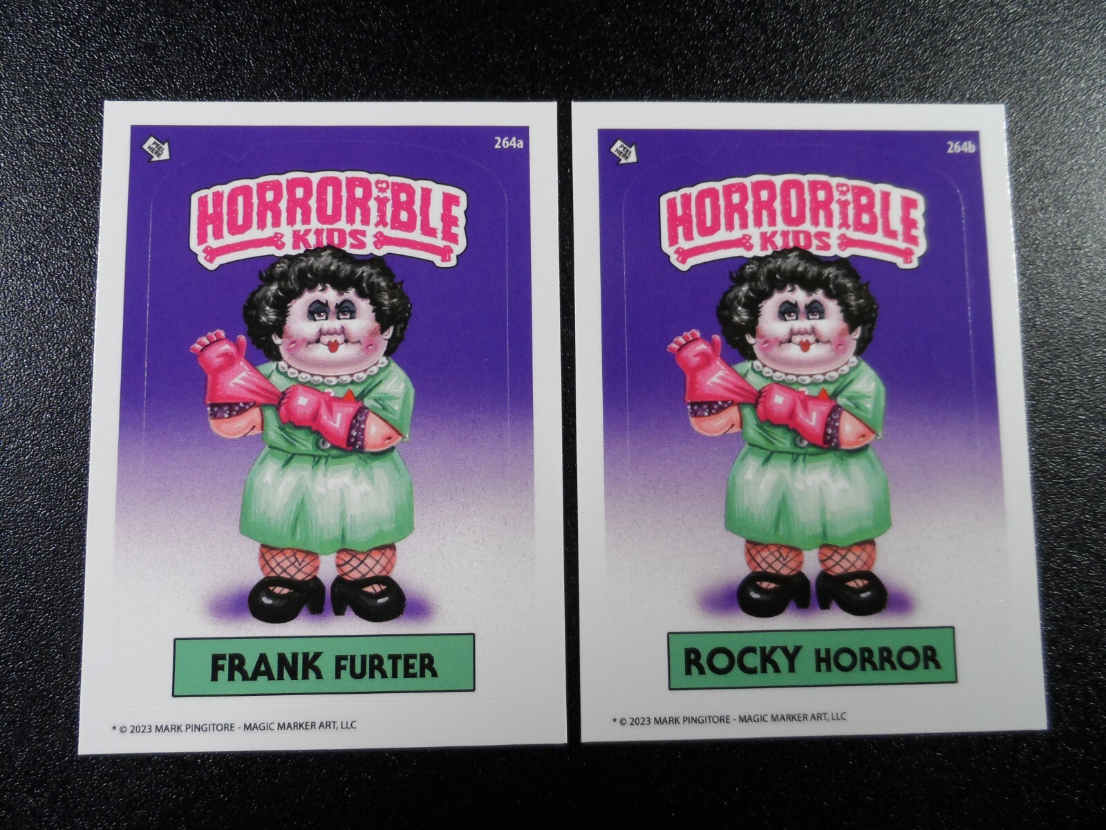 Rocky Horror Picture Show Frank-n-Furter Horrorible Kids 2 Card Set GPK ...
