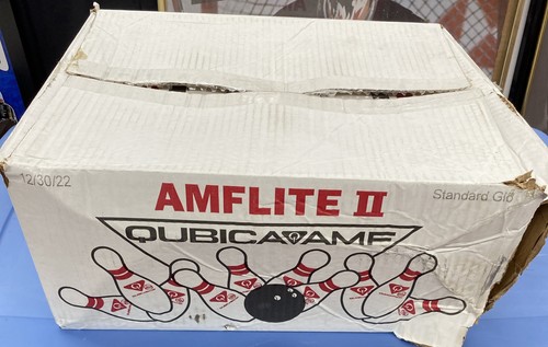 Full Case of Bowling Pins QTY 10 Amflite II AMF Qubica Strike WITH ...