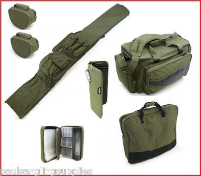 Carp Fishing Rod Holdall Carryall Bag Rig Wallet Net Bag Pva Wallet ...