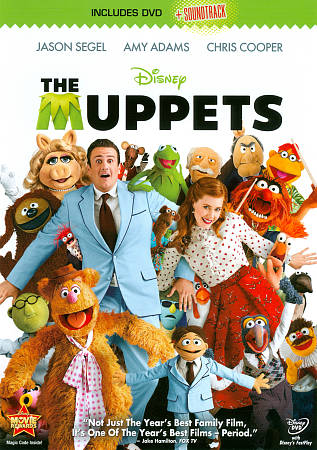 The Muppets (DVD, 2012, With Soundtrack Includes Digital Copy) for sale ...