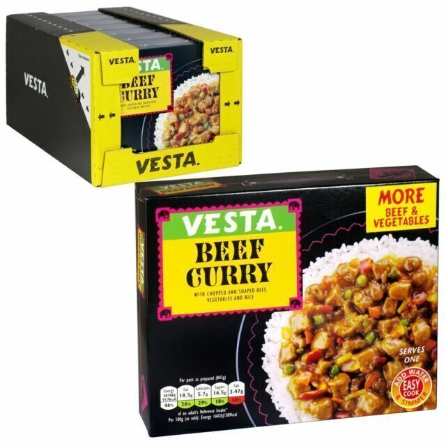 Vesta Beef Curry - 236g (7 Pack) for sale online | eBay UK
