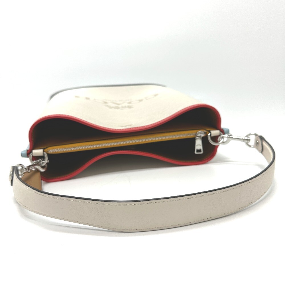 COACH logo molly bucket color block Shoulder Bag Canv… - Gem