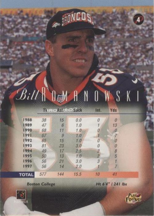 1998 Playoff Prestige Bill Romanowski #4 for sale | eBay