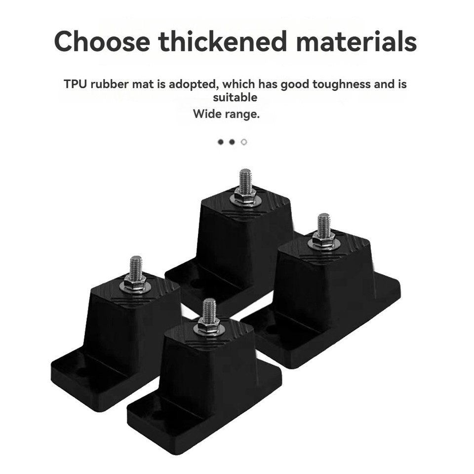 4 Pcs Shock-Proof Foot Base Cushion Outdoor Air Conditioning ...