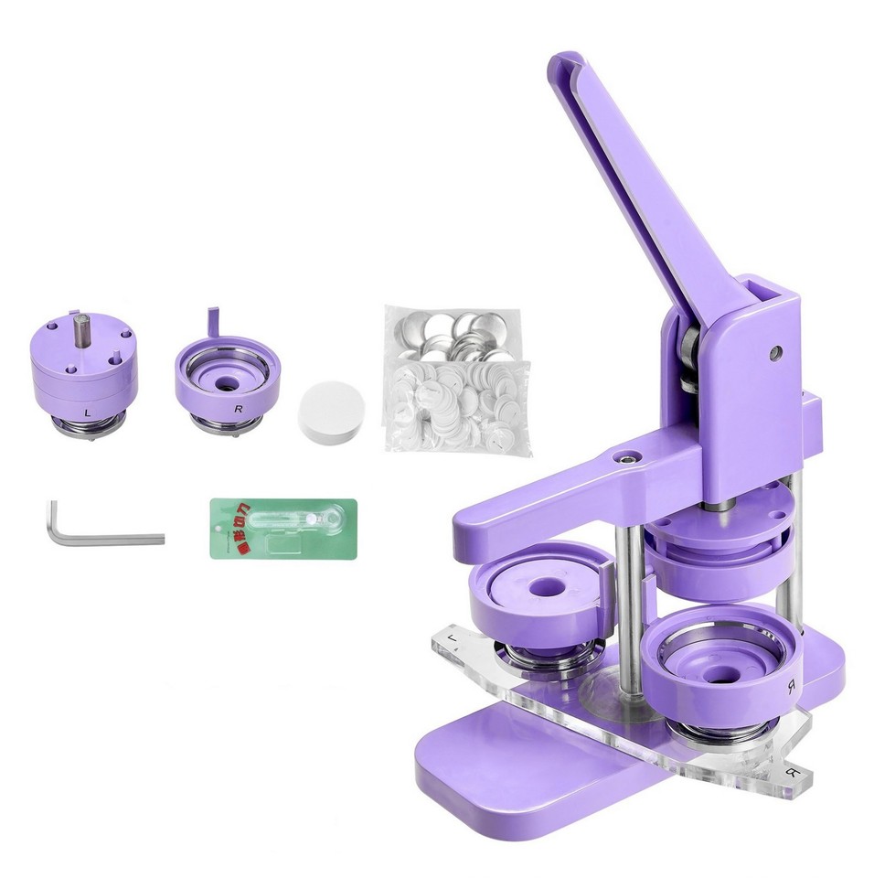 32mm /1.25inch Button Press Machine Badges Pins Maker DIY Kit 100pcs ...