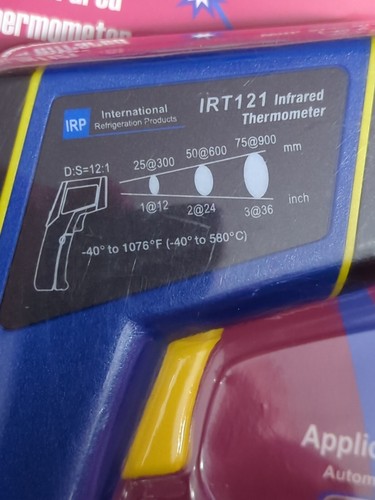 IRT Infrared Laser Thermometer International Refrigeration Products ...