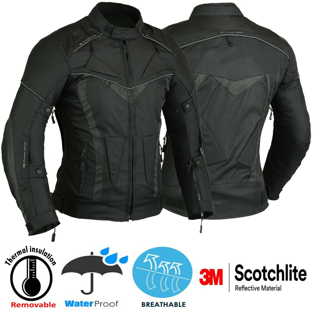 Aircon Motorbike Motorcycle Jacket Waterproof CE Armours | eBay
