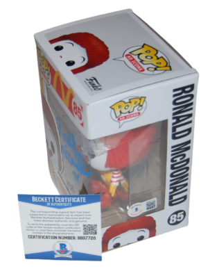 Ronald Mcdonald Vs Jack In The Box Jack Doepke Autographed/Signed