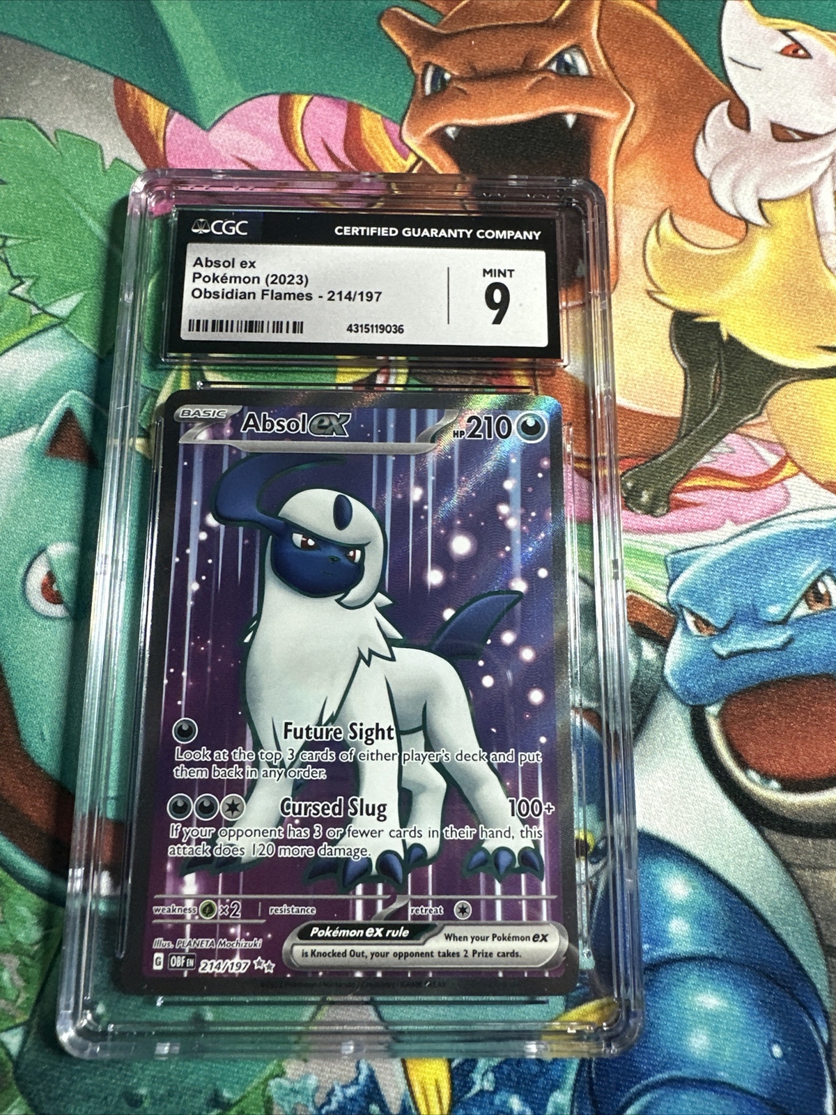 Pokemon TCG - Absol Ex (214/197) - Obsidian Flames - Ultra Rare -CGC 9 ...