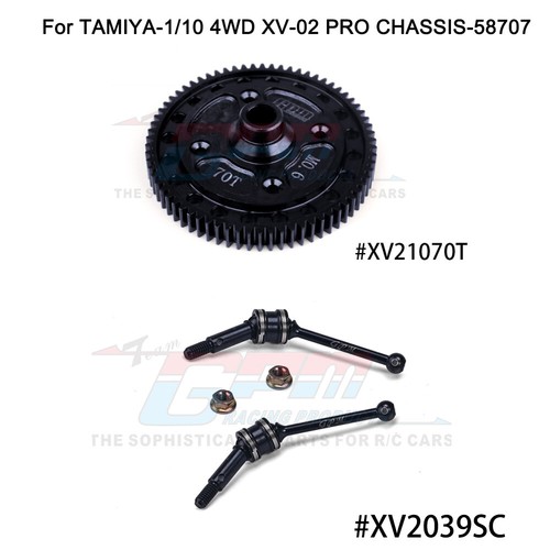 Metal Differential Gear Parts for TAMIYA 1/10 4WD XV-02 PRO CHASSIS ...