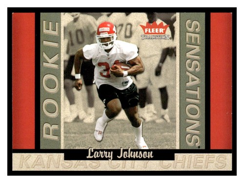 LARRY JOHNSON 2003 Fleer Tradition 12 RS SN1250 Rookie Sensations | eBay