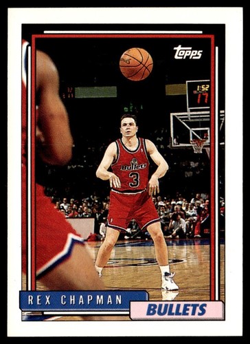 1992-93 Topps Rex Chapman Washington Bullets #262 | eBay