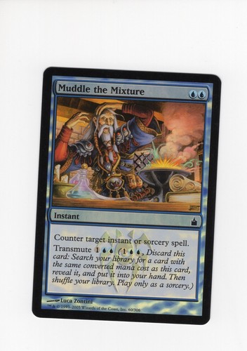Muddle the Mixture Ravinica NM- faint roller line FOIL MTG Magic The ...